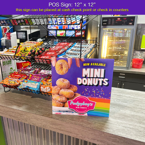 Free Signage – Pudgyboy's Mini Donuts